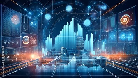An Illustration Of Business Process Automation Concept Showcasing Graphs For Distribution
