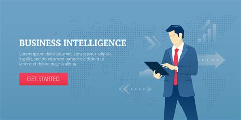 矢量成功商业分析网络旗帜图片 创意矢量商业智能主题的商业插图素材 高清图片 摄影照片 寻图免费打包下载