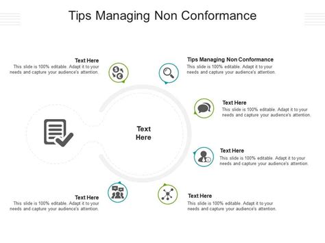 Tips Managing Non Conformance Ppt Powerpoint Presentation Icon Designs Cpb Presentation