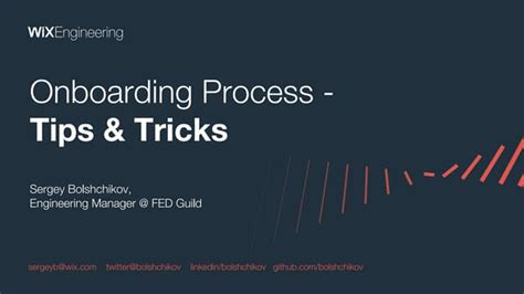Onboarding For Software Engineers Done Right Ppt