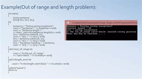 exception handling ppt