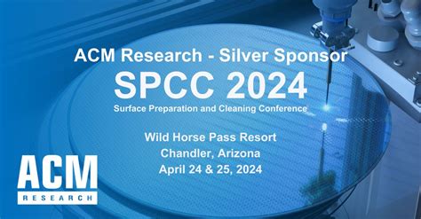 Acm Research Inc On Linkedin Acmresearch Spcc2024 Wafercleaning