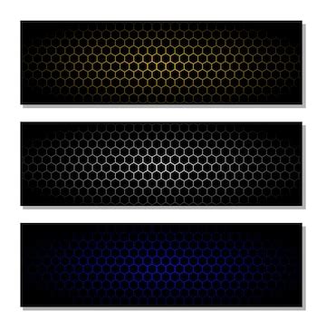 Premium Vector Abstract Background Black Banner Design Vector