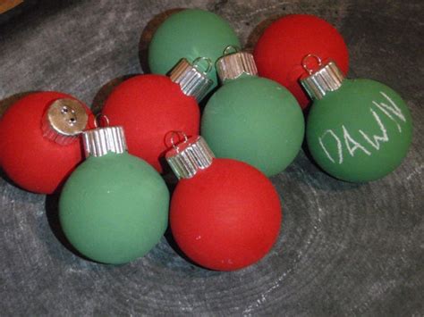 Chalkboard Christmas Ornaments Such A Cool Idea Christmas
