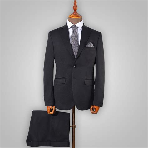 کت و شلوار رنگ سرمه ای کد 1425 جامه سرا