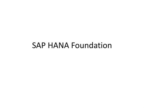 Pdf Sap Hana Architecture Overview Sap Hana Tutorial Dokumentips