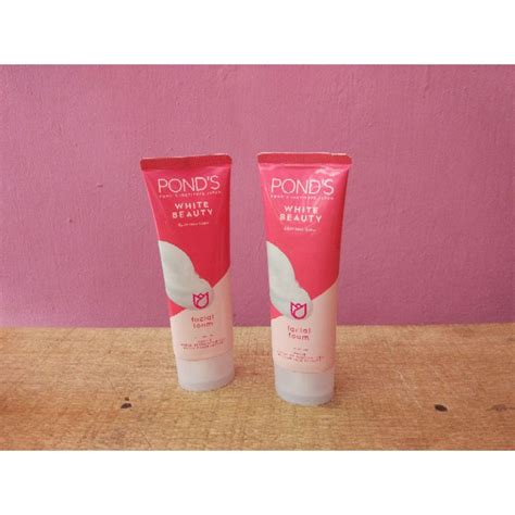 Jual Ponds White Beauty Facial Foam Shopee Indonesia