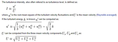 How To Plot The Graph Of Turbulence Intensity In Ansys Cfx For Steady State Analysis