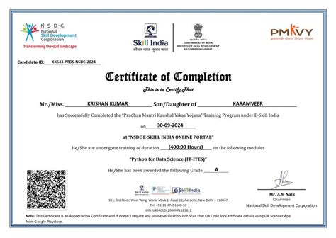 Pythonfordatascience Nsdccertification Datascience Certificationachievement