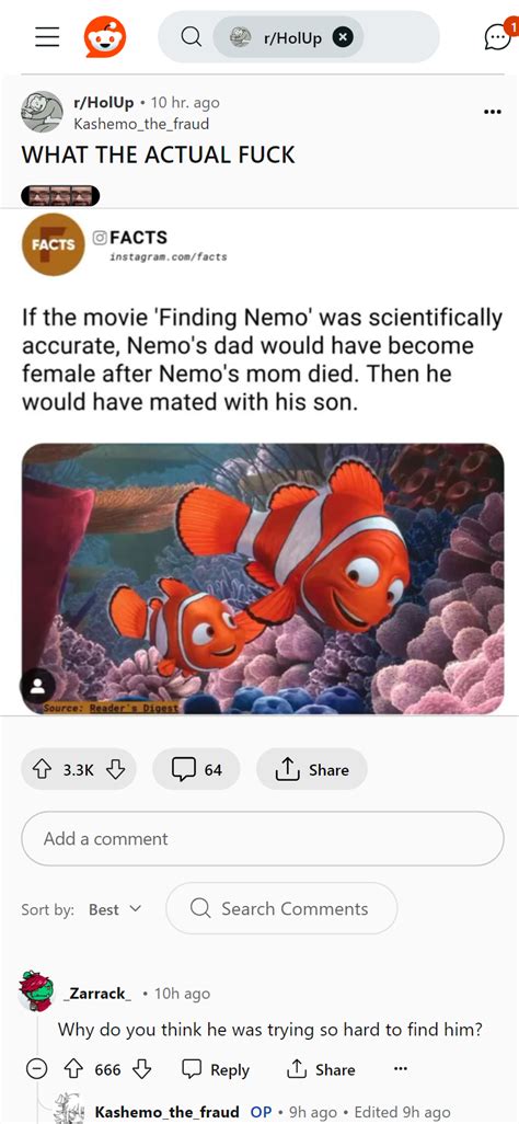 Cursed Nemo R Cursedcomments
