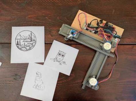 Diy Arduino Mini Cnc Plotter Writing And Drawing Machine Multan