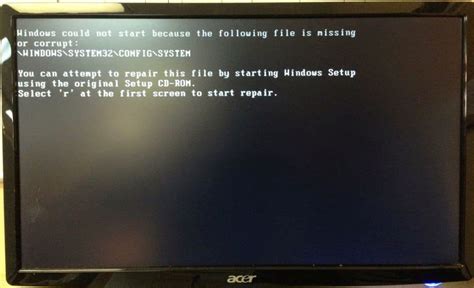 How To Temporarily Fix Error Windows Could Not Start Because The Following File Is Missing Or