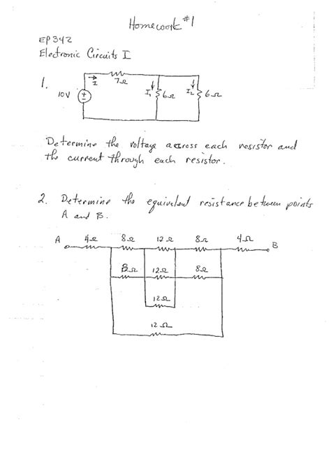 Solved Electric Circuit I Determine The Voltage Across Chegg