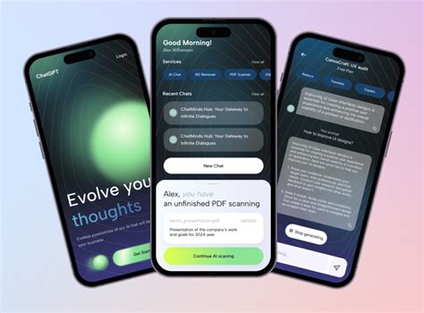 ChatGPT App UI Design Figma