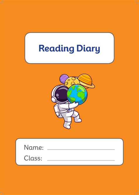Reading Record Bda5 Rd5 Reading Diary Orange