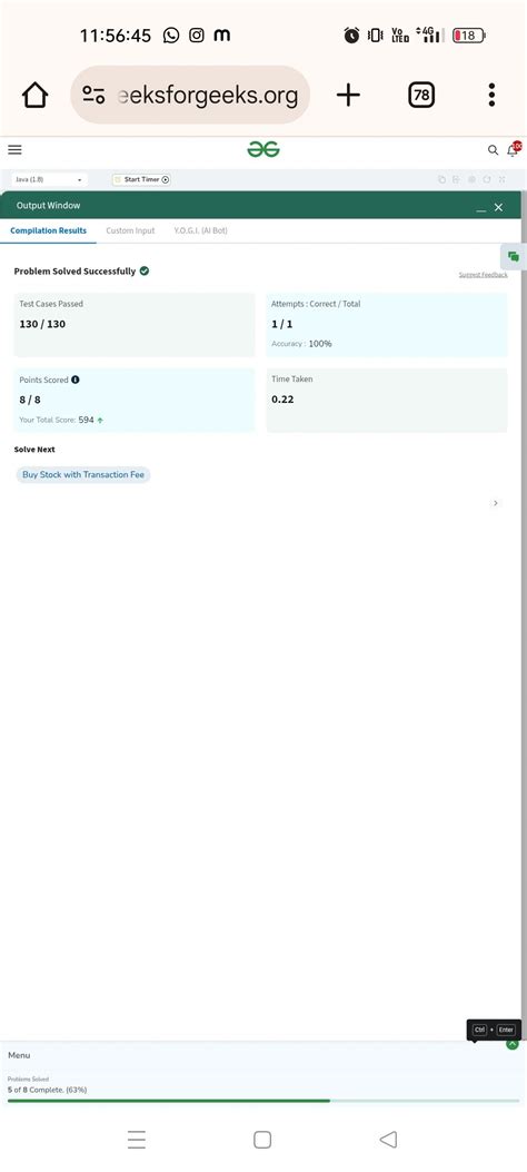 Gfg160challenge Gfg160 Geekstreak2024 Geeksforgeeks Problemsolving Kanika Rawat