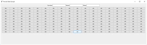【python Gui Tkinterサンプル】tkinterを使って周期表を作成してみよう！ エンジニアになりたいブログ