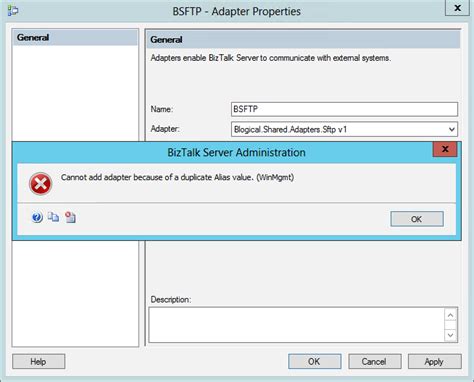 Using The Blogical Sftp Adapter In Concert With The Biztalk Server 2013