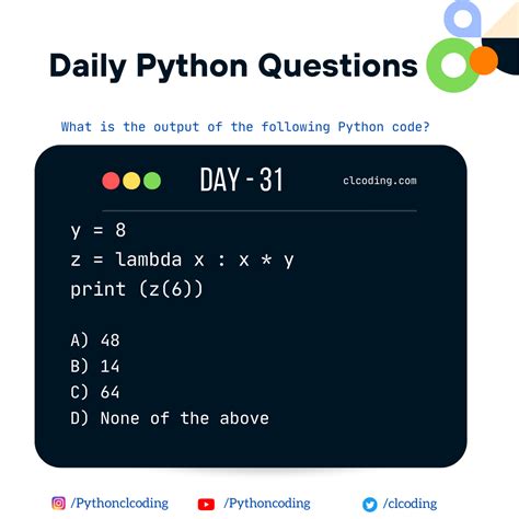 Python Coding Challenge Day 31 What Is The Output Of The Following