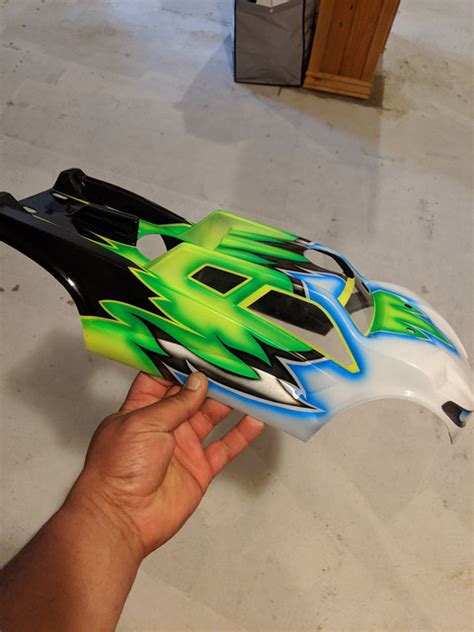 New Painted Tlr 4 0 Truggy Body R C Tech Forums