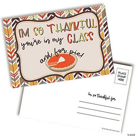 Amandacreation Thankful Youre In My Class Postcards 30pc Oriental