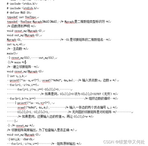 数据结构实验 图数据结构实验图 Csdn博客