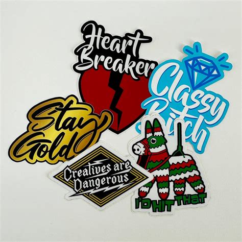 Misc Sticker Pack V1 5 Stickers Etsy