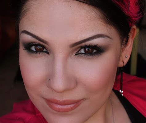 Black And Shimmery Nude Smokey Eye Part 1 And 2