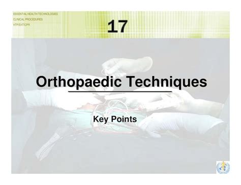 Pdf Orthopaedic Techniques Dokumen Tips