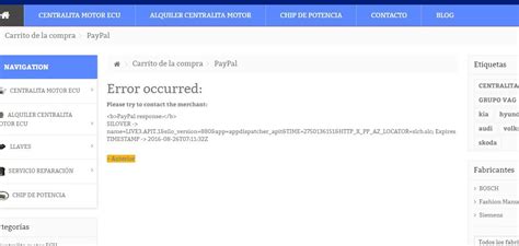 Error Módulo De Paypal Módulos Prestashop Foro