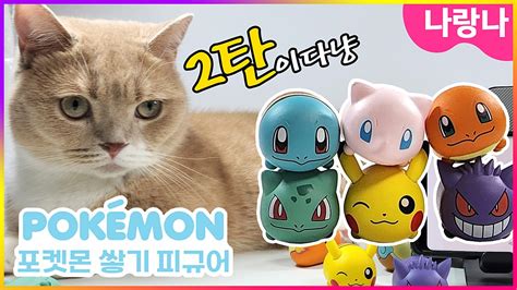 포켓몬 피규어 쌓기 2탄인데 고양이 구경옴 ㅋㅋ Feat 나랑멍 애매 네이버 Tv