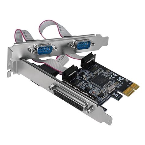 Dual Serial Port Plus Single Parallel Port PCI Express Card at Rs पसआई करड in
