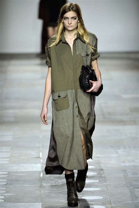 Modern Utilitarian Catwalks Topshop Unique Fashion Army Fashion