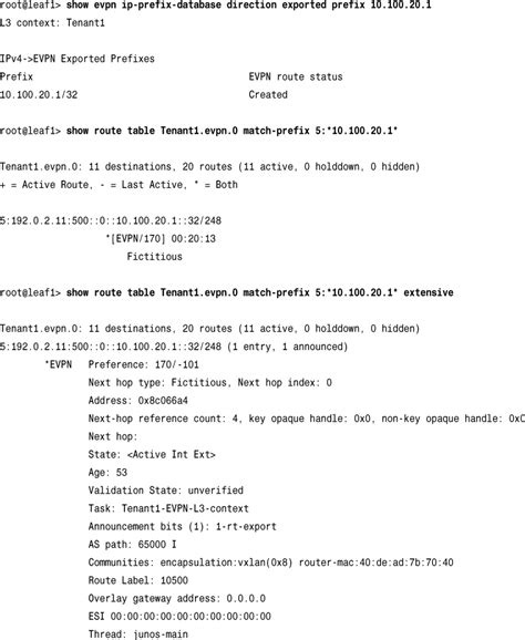 Code Snippets Deploying Juniper Data Centers With EVPN VXLAN Book
