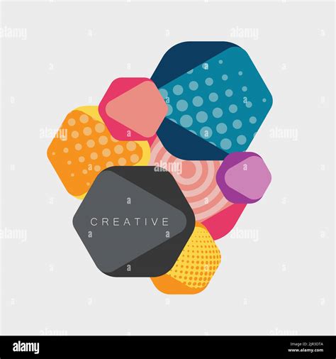 Vector Abstract Hexagonal Background With Halftone Stock Vector Image And Art Alamy