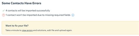wix contacts importing contacts by uploading a csv file help center
