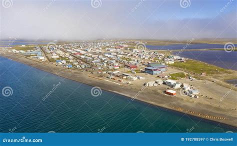 The Fog Is Lifting In Barrow Alaska Now Called Utqiagvik Ak Stock Image
