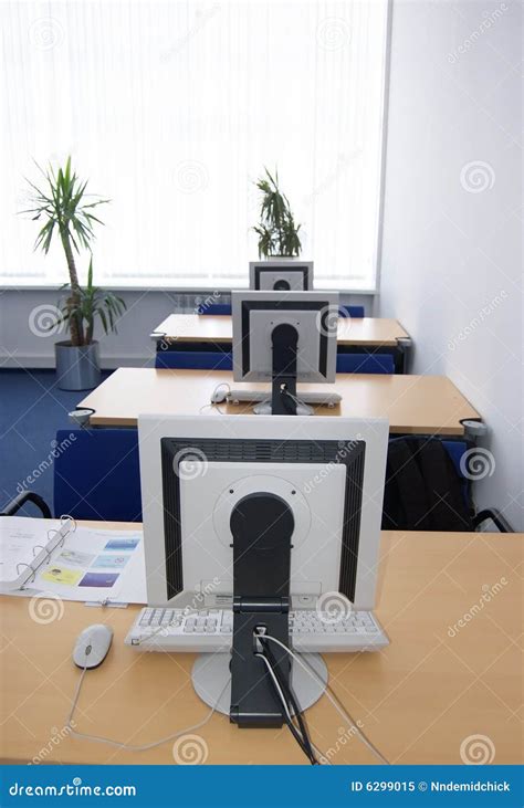 Computer Training Classroom Stock Image Image Of Education