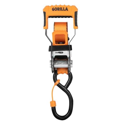 Gorilla Gorilla 2 Pk 1 X 12 Ratchet Strap Worange Gorilla Grip