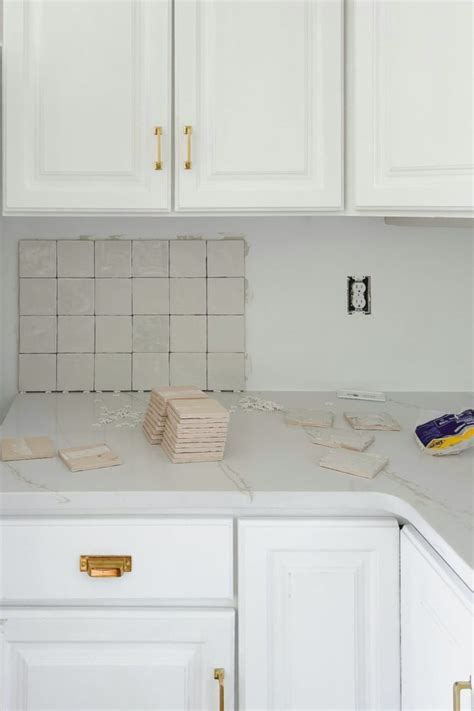 Stacked Quartz Backsplash Silver Travertine Stack Stone Qdi