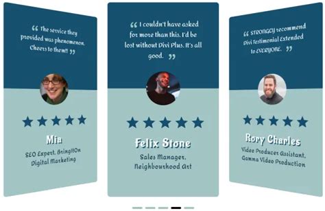 Use The Divi Testimonial Slider Plugin And Let Your Client Reviews Speak