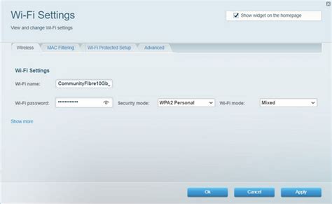 Overview Of The Linksys Spnmx57cf Uks Web Interface Linksys Support