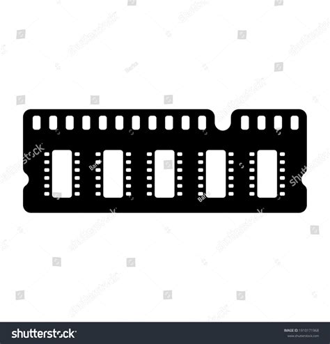 Computer Ram Random Access Memory Vector Icon Royalty Free Stock