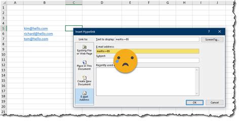 How To Send Emails From Excel With The Hyperlink Formula Xelplus Leila Gharani