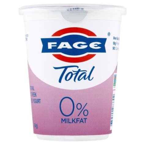 Fage Total 0 Milkfat All Natural Nonfat Greek Strained Yogurt 16 Oz