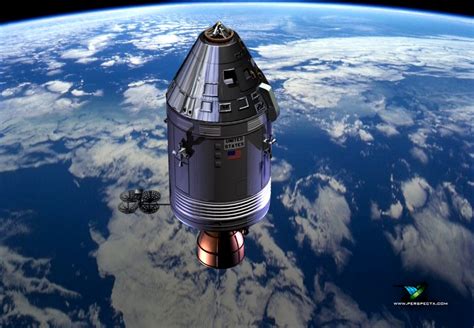 Apollo Orbiter Command Service Module 3d Model