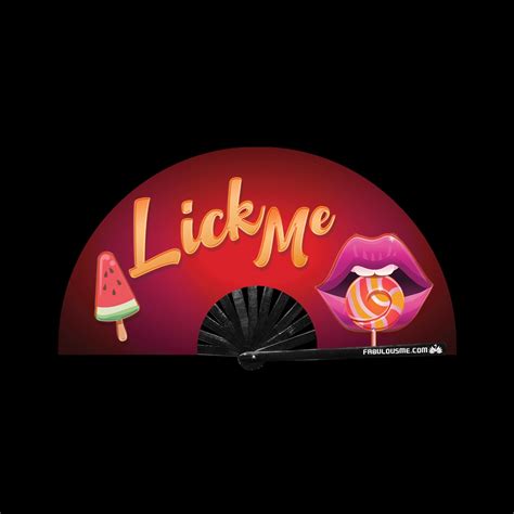 Lick Me Fan Uv Glow Fabulousme