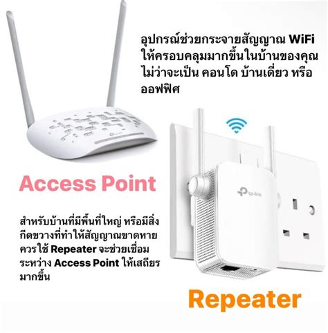 Access Point VS Repeater แตกตางกนอยางไร Personet Shop