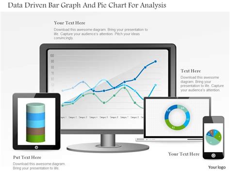 1214 Data Driven Bar Graph And Pie Chart For Analysis Powerpoint Slide Templates Powerpoint