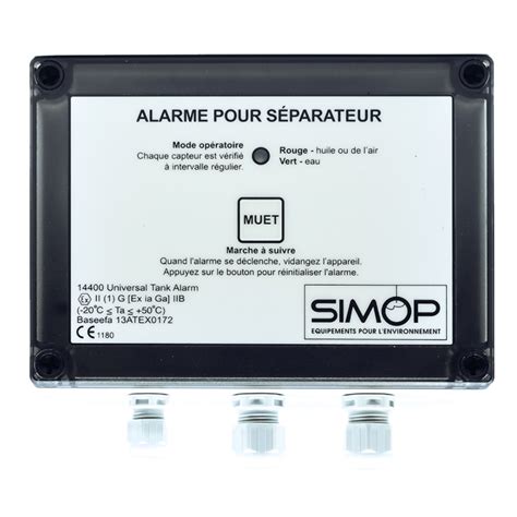 Level Alarm For Grease Separators 1 Probe Simop